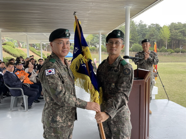 제9보병사단 제51대 사단장 정광웅 소장 취임